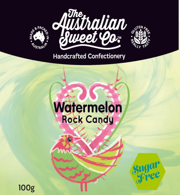 Watermelon Sugarfree Rock Candy