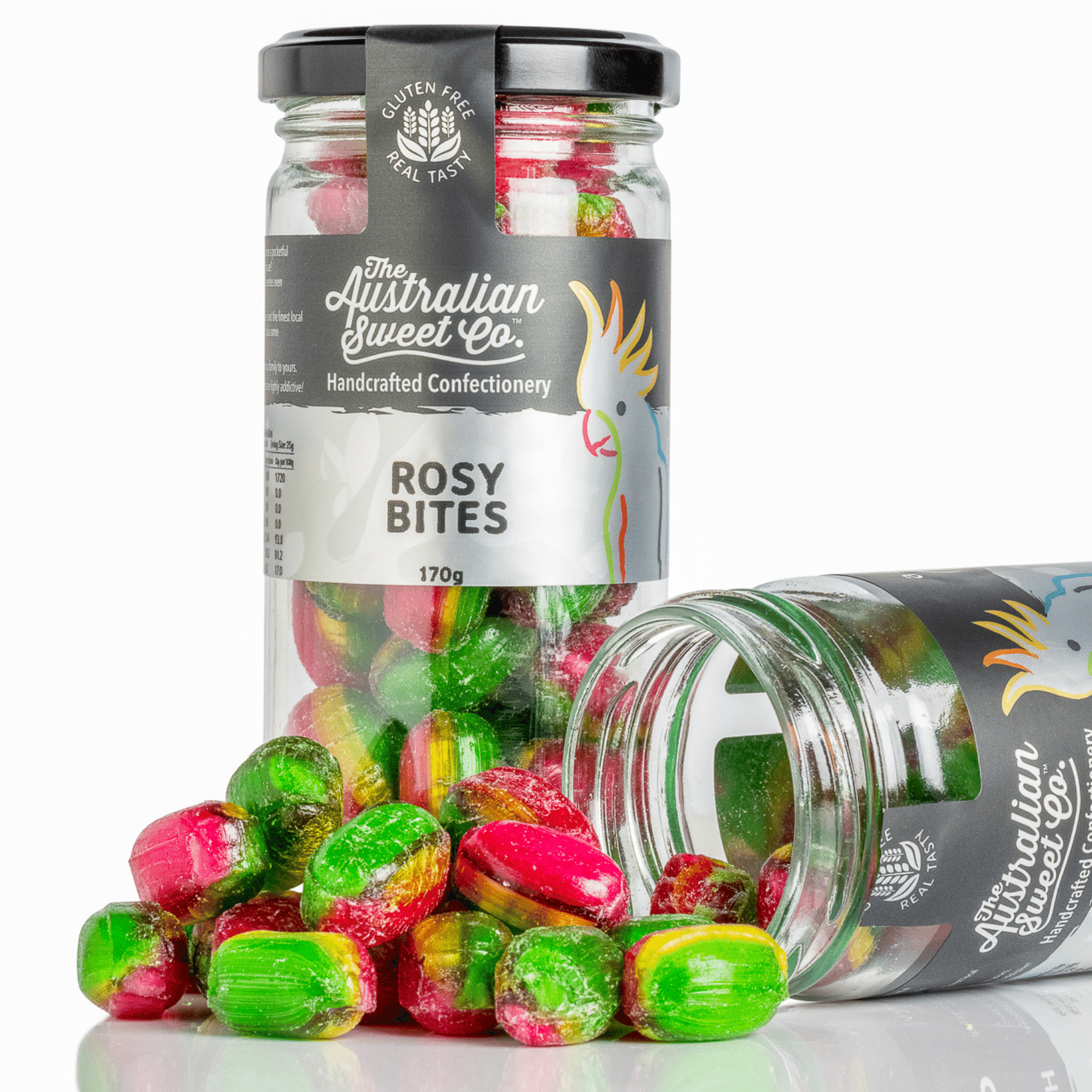 Rosy Bites Rock Candy